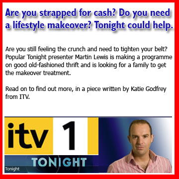 Good old fashioned thrift - the subject of a new edition of ITV1's ...